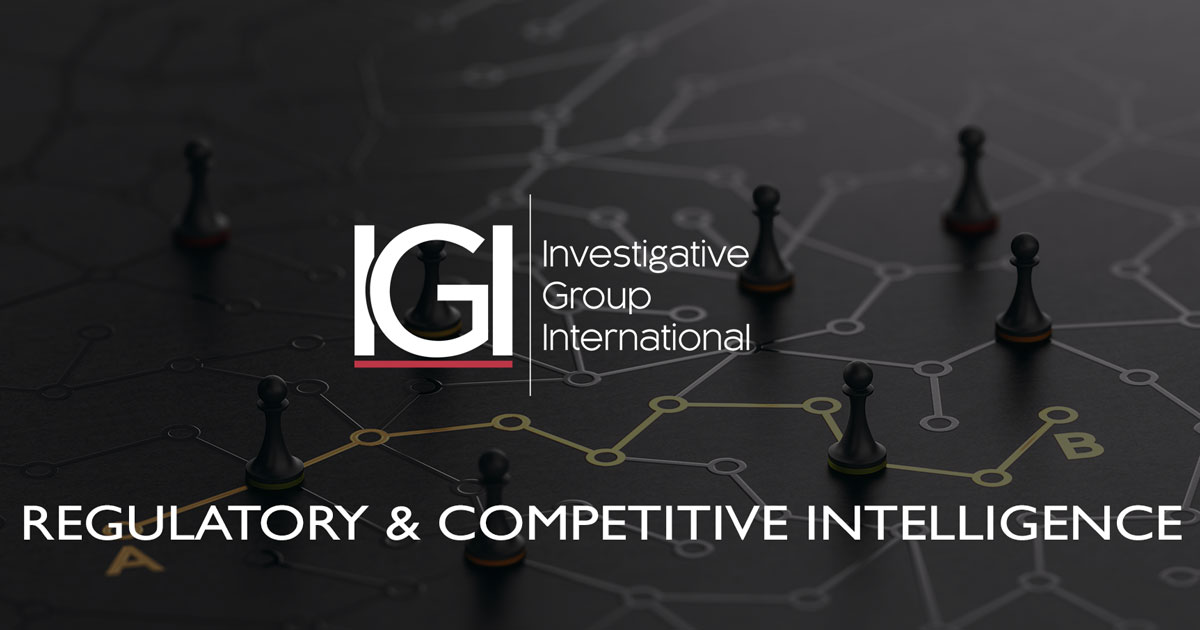 IGI | Investigative Group International | Regulatory & Competitive Intelligence
